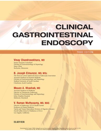 Ebook – Clinical Gastrointestinal Endoscopy (PDF Instant Download ...